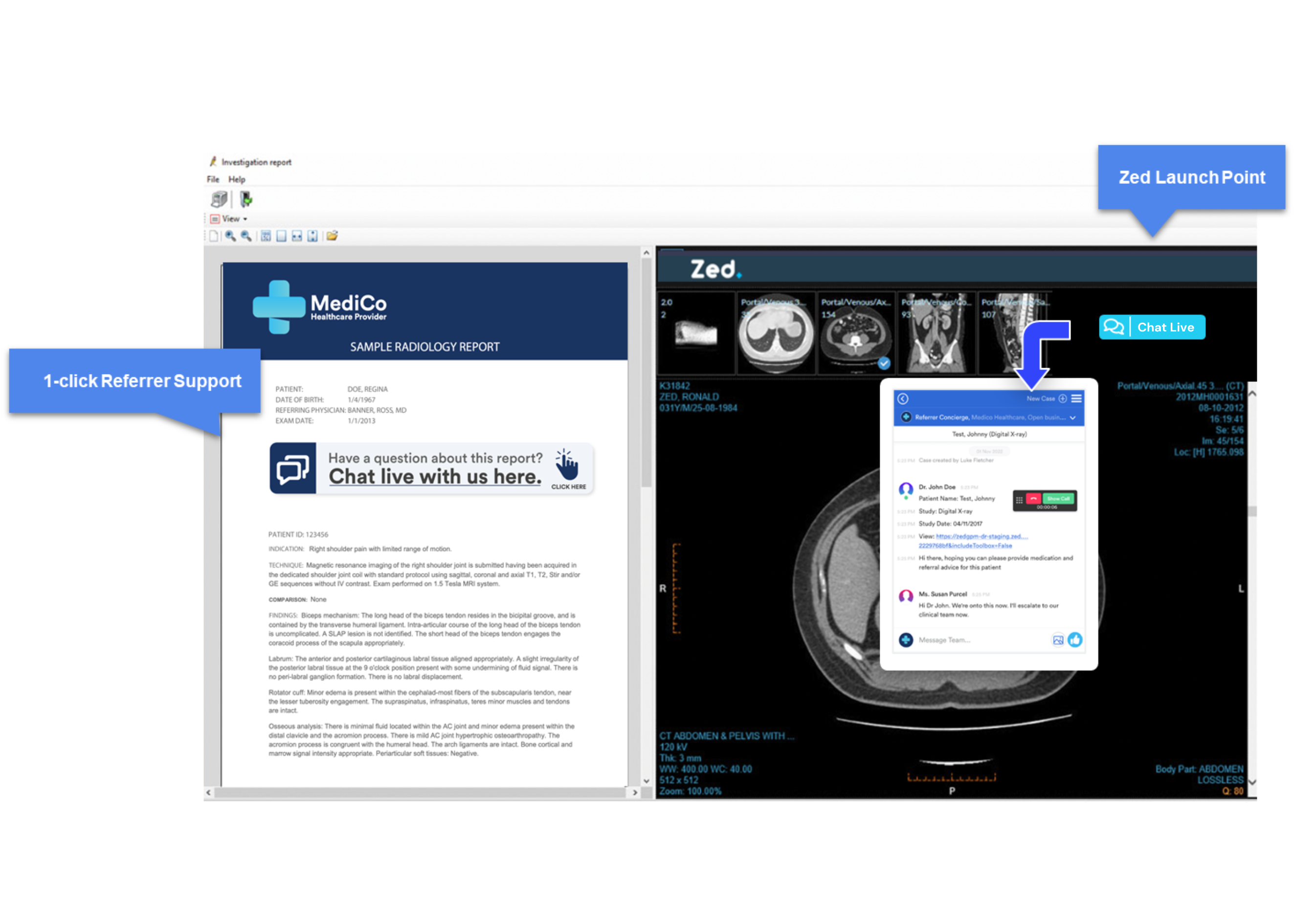 Foxo & Zed Technologies - Integrated tools for Radiology